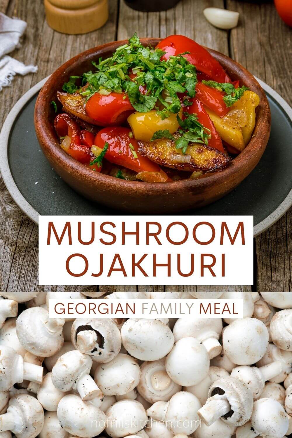Mushroom Ojakhuri Recipe: Georgian Family Meal - No Frills Kitchen