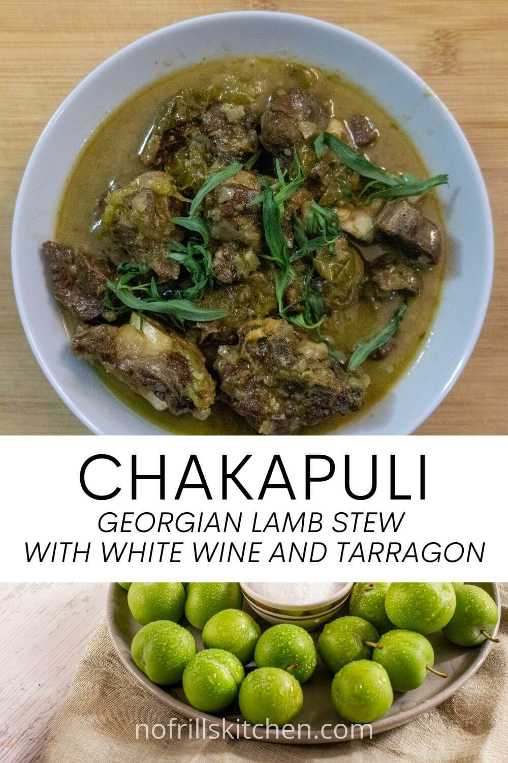 Chakapuli Recipe: Georgian Lamb & Tarragon Stew - No Frills Kitchen