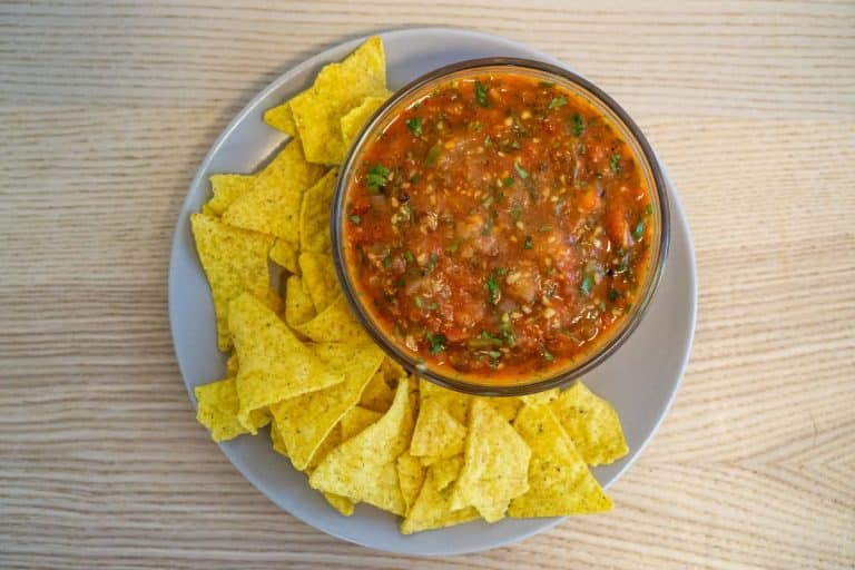 Mexican Restaurant Salsa Without a Blender Recipe - No Frills Kitchen