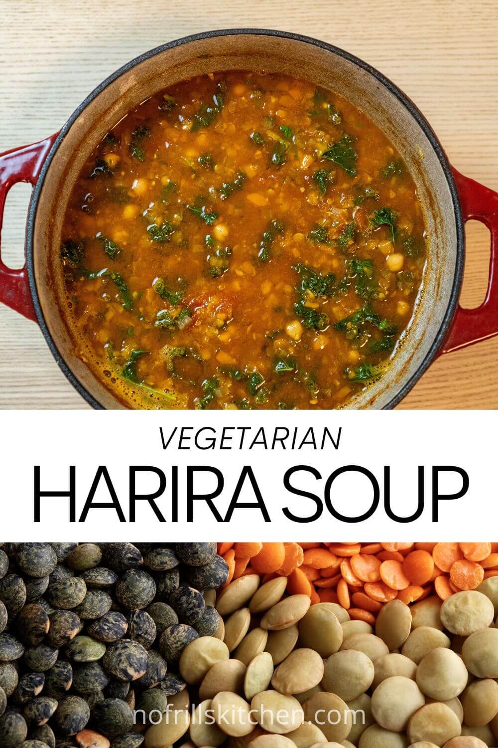 Moroccan Spiced Vegetarian Harira Soup Recipe - No Frills Kitchen
