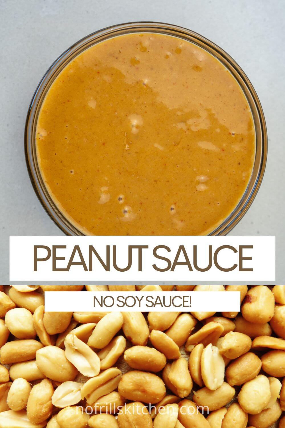 Easy Peanut Sauce Without Soy Sauce Recipe No Frills Kitchen