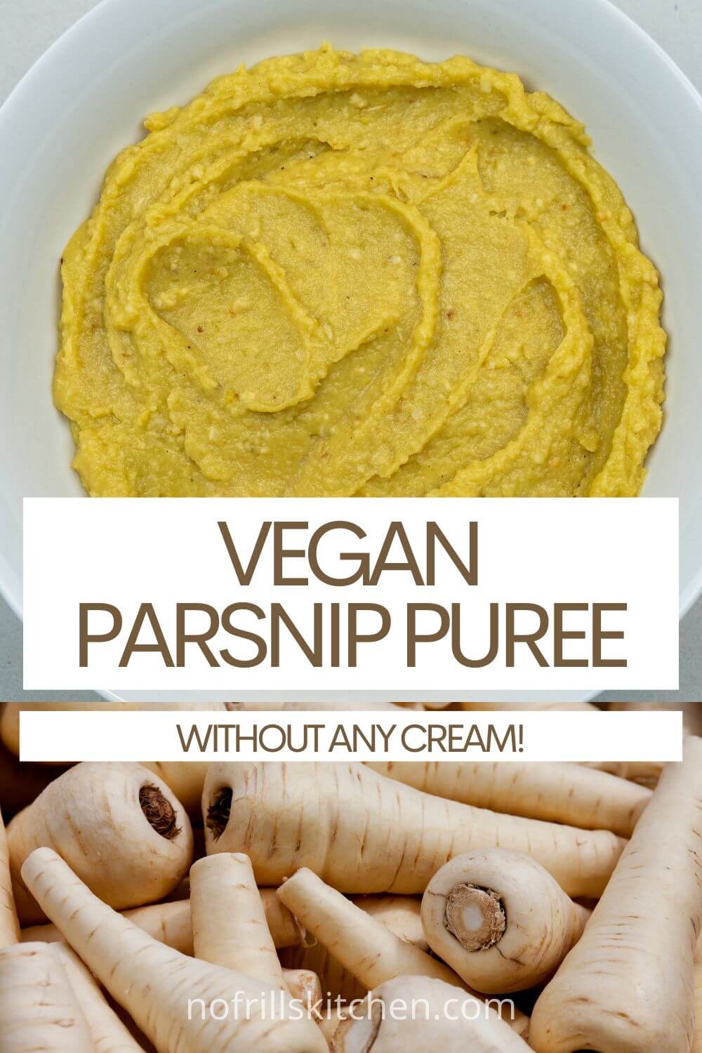 Creamy Vegan Parsnip Puree Recipe (No Cream Used!) - No Frills Kitchen