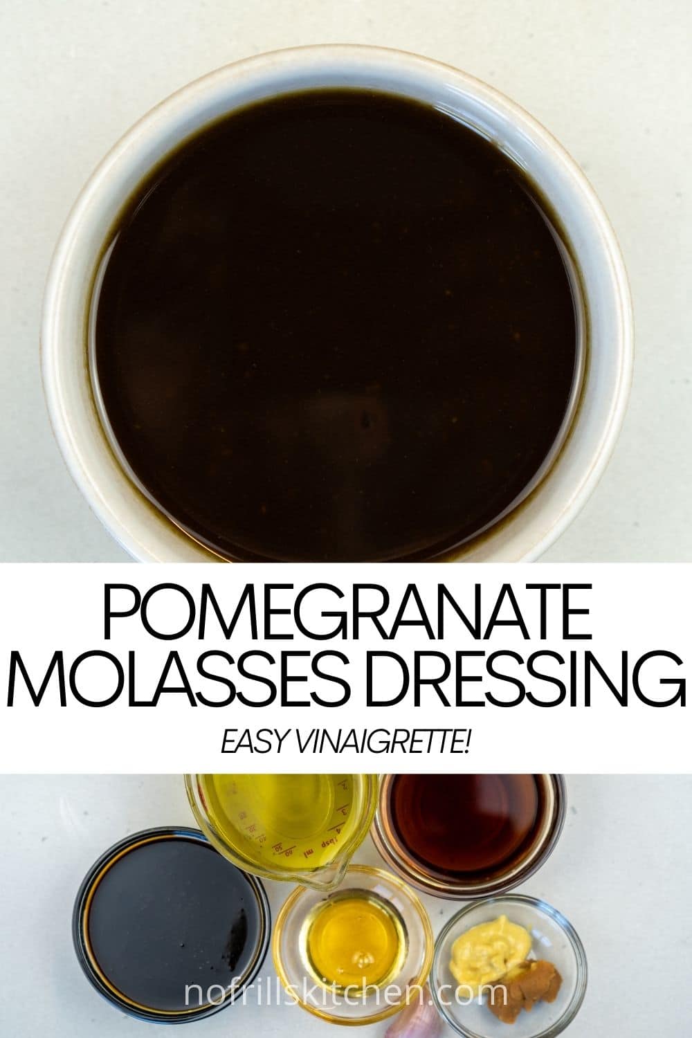 Simple & Delicious Pomegranate Molasses Dressing - No Frills Kitchen