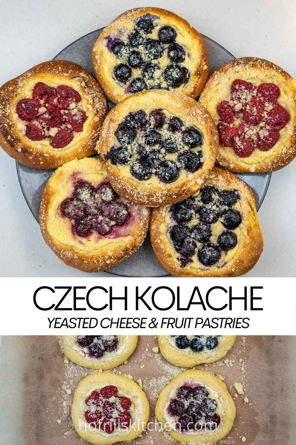 Traditional Czech Kolache Recipe With Fruit & Cheese Filling - No ...