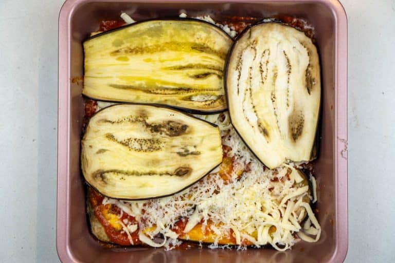 Crisp & Cheesy Eggplant Parmesan (Without Frying!) - No Frills Kitchen