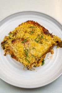 Crisp & Cheesy Eggplant Parmesan (Without Frying!) - No Frills Kitchen