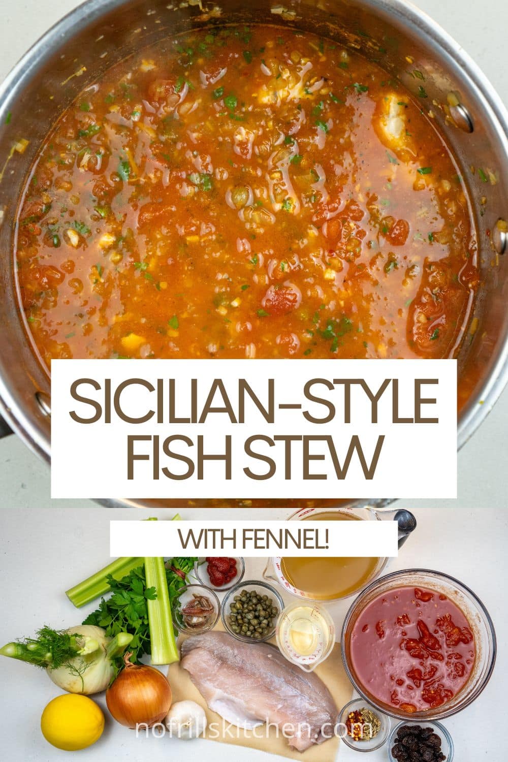 Rustic & Hearty Sicilian Fish Stew Recipe - No Frills Kitchen