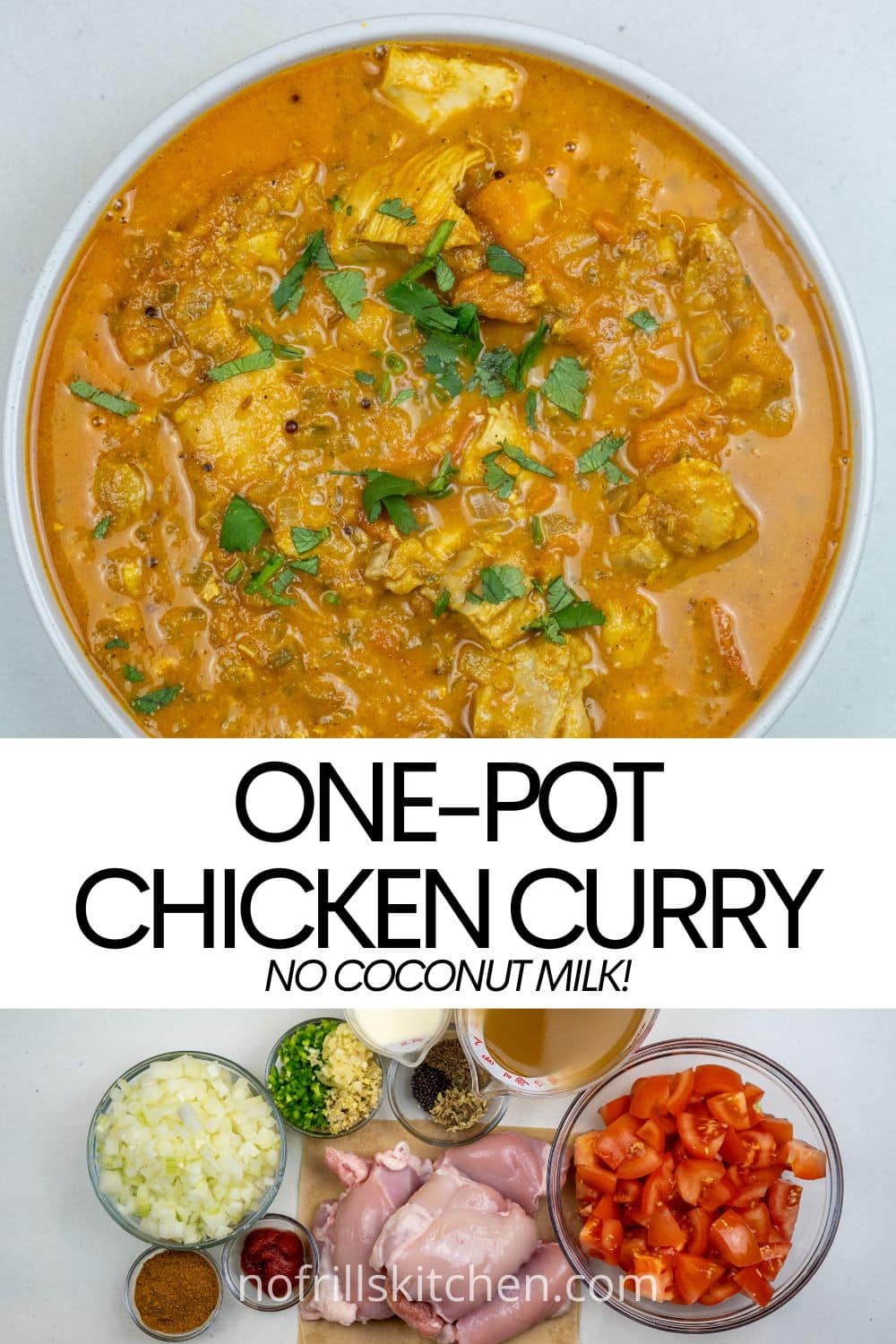 One-Pot Chicken Curry without Coconut Milk - No Frills Kitchen